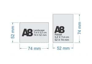 Ukuran kertas Seri A, A0, A1, A2, A3, A4, A5, A6, A7, A8, A9, A10