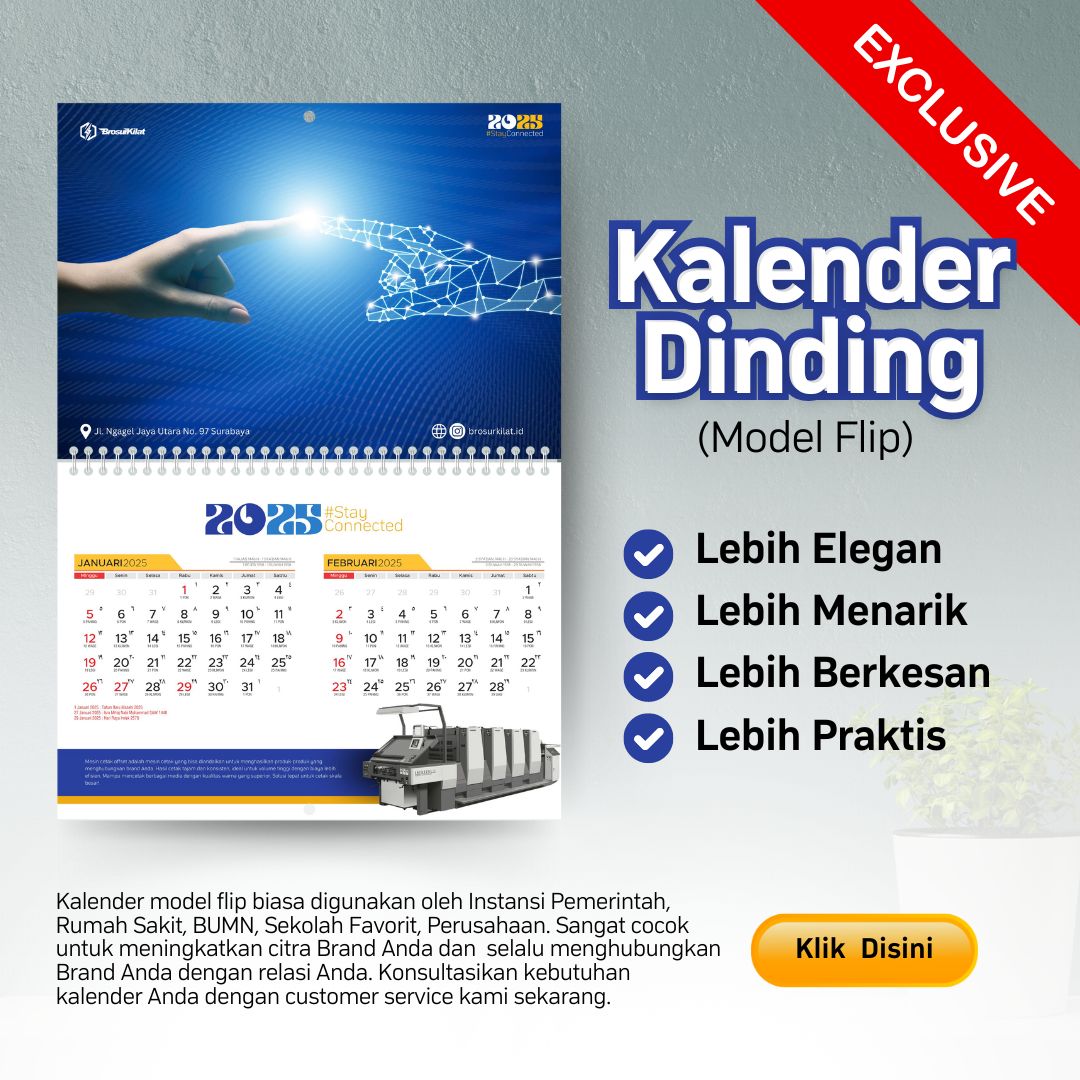 Kalender Dinding Model Flip » Cetak brosur murah ? Brosur Kilat aja!