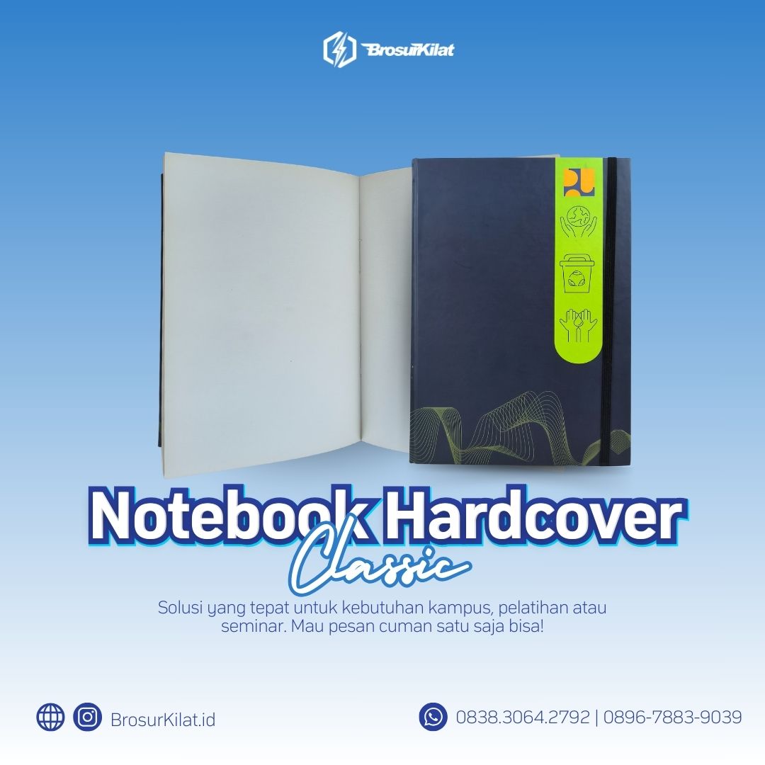 Cetak Notebook Custom Untuk Memperkuat Brandmu