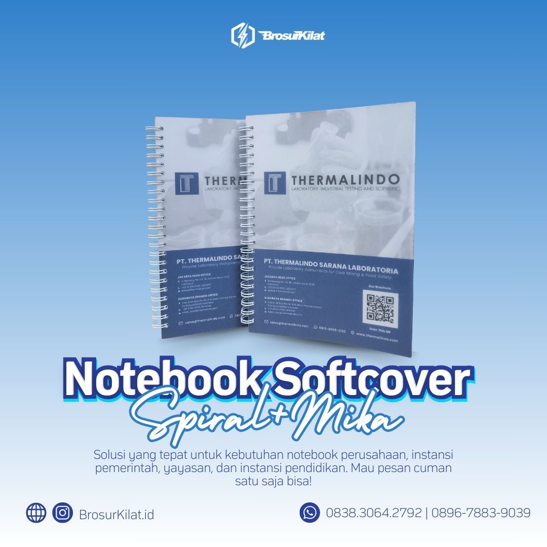 Cetak Notebook Custom untuk memperkuat brandmu