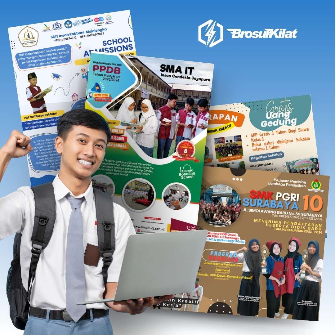 Cetak Brosur PPDB : Strategi Efektif Menarik Calon Siswa Baru